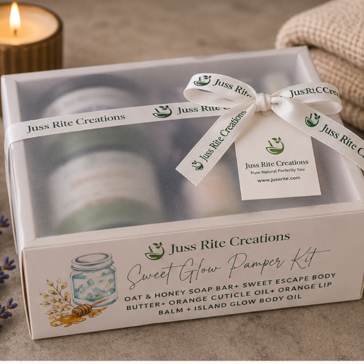 Pamper Kit — Handmade Natural Spa Gift Set | Juss Rite Creations – Juss ...